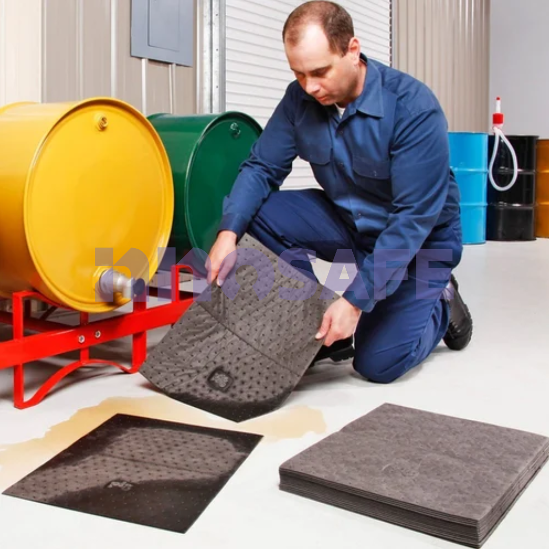 [ PER PC ] Liquid Chemical Spill Control Absorbent Pad / Aqueous ...