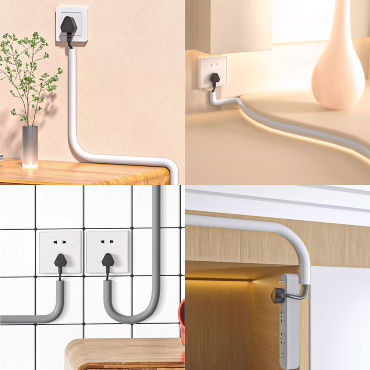 5 METER PVC Wire Trunking Self-Adhesive Cable Trunking Open-Mounted ...