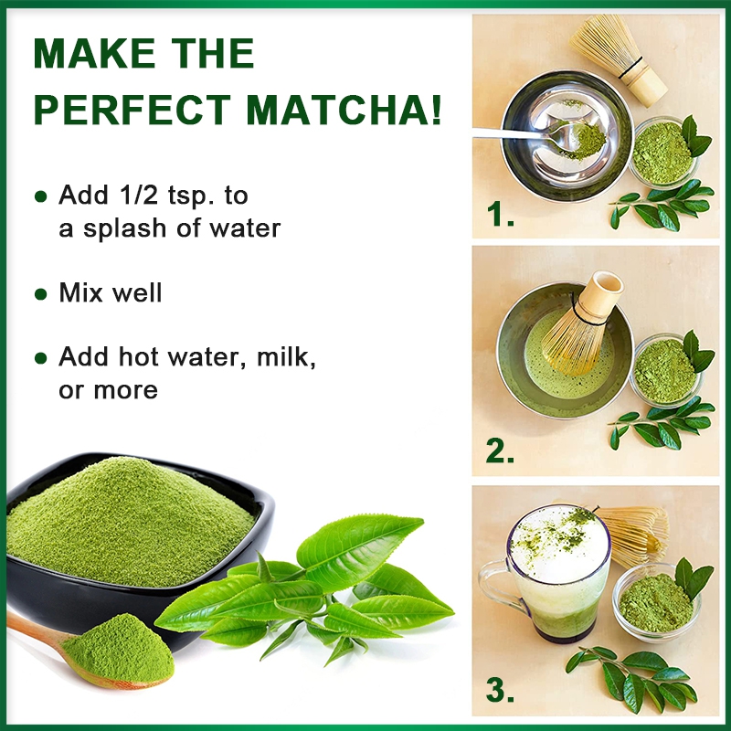 Premium Pure Matcha Powder (20 Sachets) Antioxidant Reduce swelling ...