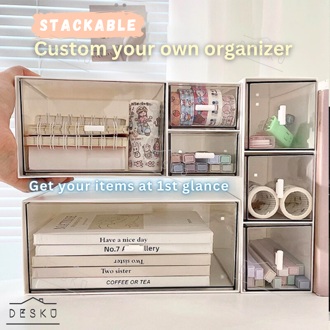 Stationary Drawer Organizer For Office Desk Organizer Alat Tulis ...