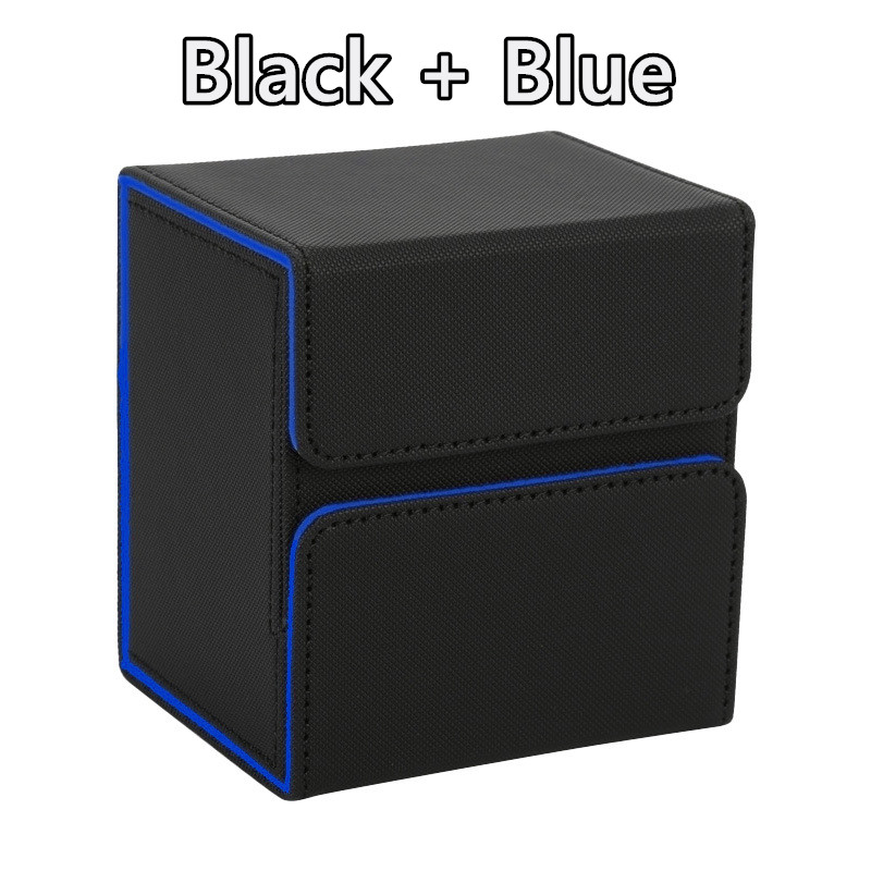 TCG Drawer Deck Box Leather Kotak Kad | Dice Card Storage Box For ...