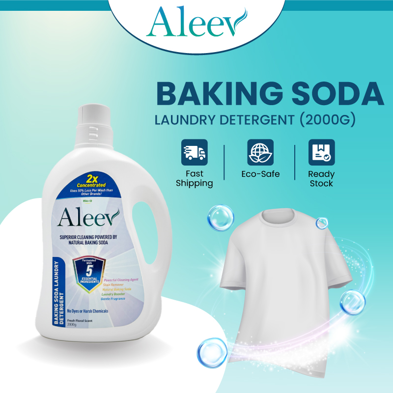 Bio-D Aleev Baking Soda Laundry Detergent Bottle (2000g) | Detergen ...