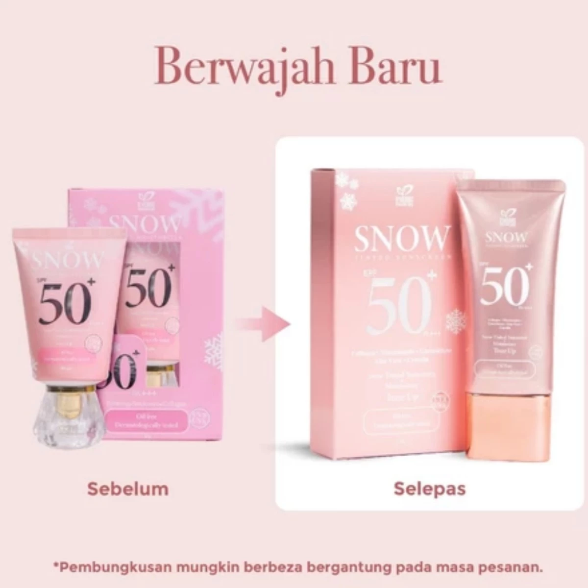 DHERBS SNOW TINTED MOISTURIZER SUNCREEN SPF50 | Shopee Malaysia