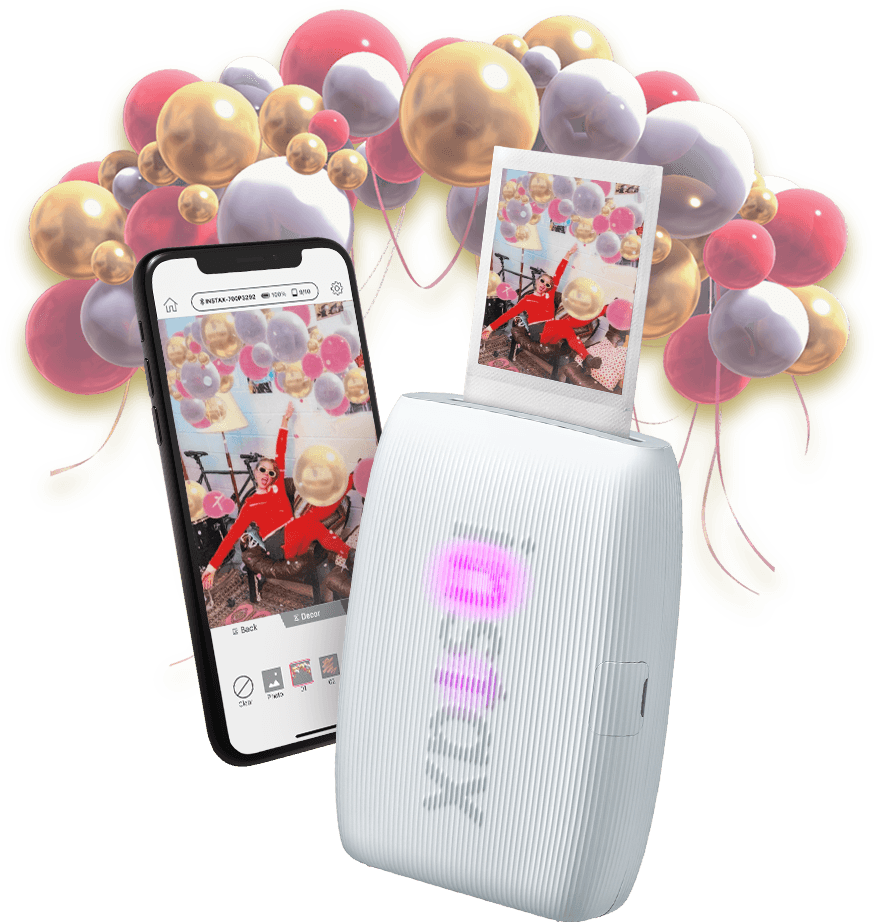 Fujifilm Instax Mini Link 3 Bluetooth Instant Photo Printer with AR ...
