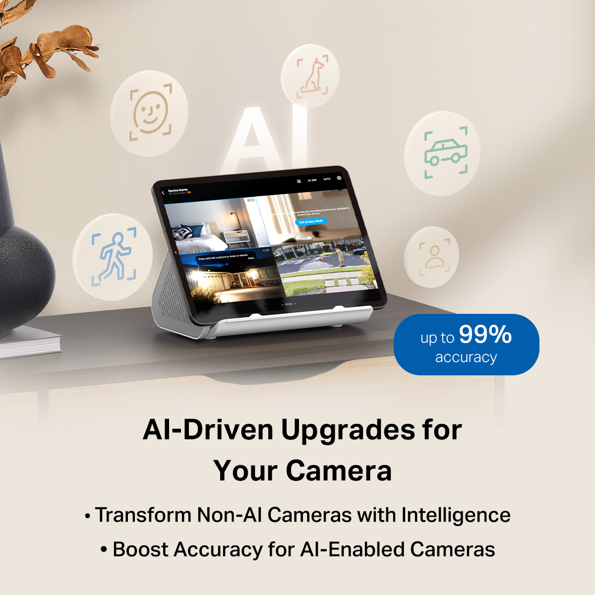 TP-Link Tapo H500 Smart HomeBase Hub | 16GB Built-in Storage | AI ...