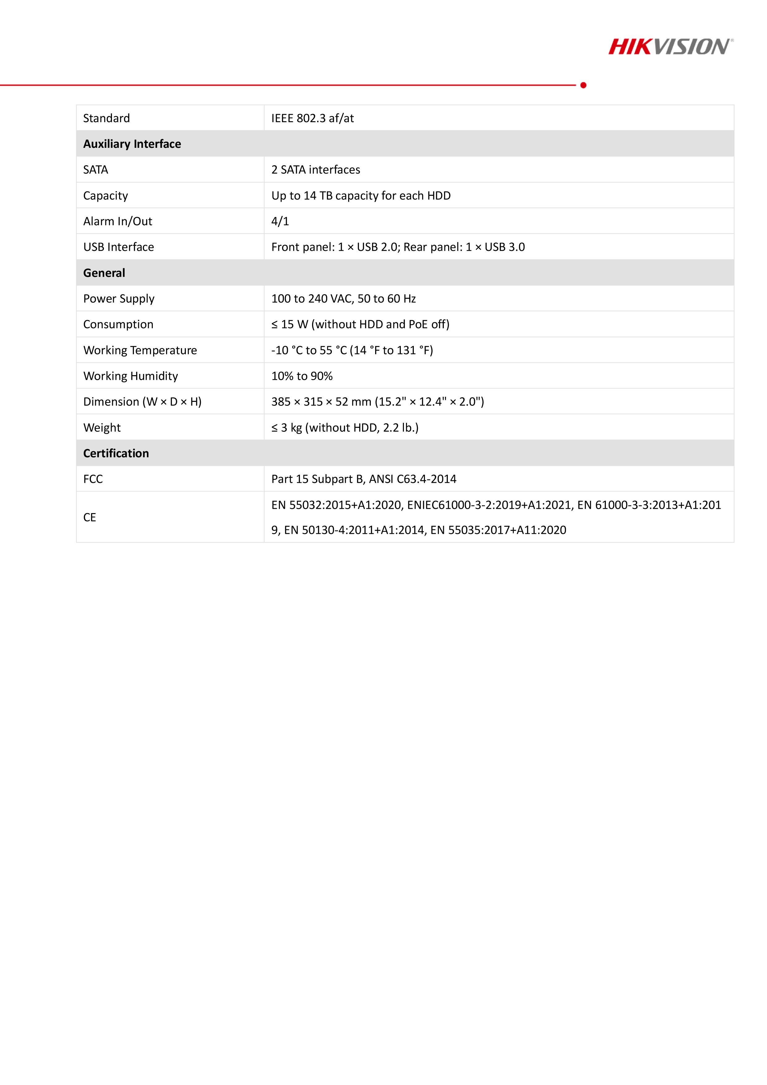 Hikvision DS-7608NI-M2/8P 8-ch 1U 8 PoE 8K NVR - Hikvision 8K NVR With ...