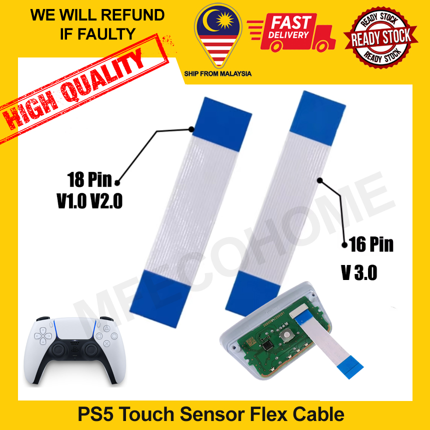 PS5 DualSense V1 V2 V3 Touchpad Flex Cable Ribbon for BDM-010/020/030 ...