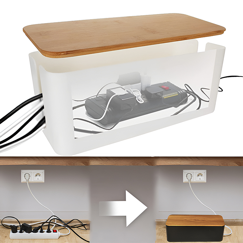 𝗞𝗘𝗠𝗔𝗦 𝗪𝗔𝗬𝗔𝗥 》 Cable Management Storage Box Wire Organizer Case Kotak ...