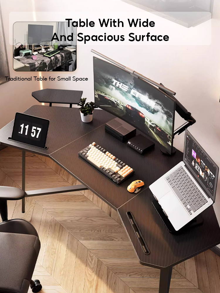 KUCADI Quality Gaming Table Carbon Fiber Gaming Table Computer Desk ...