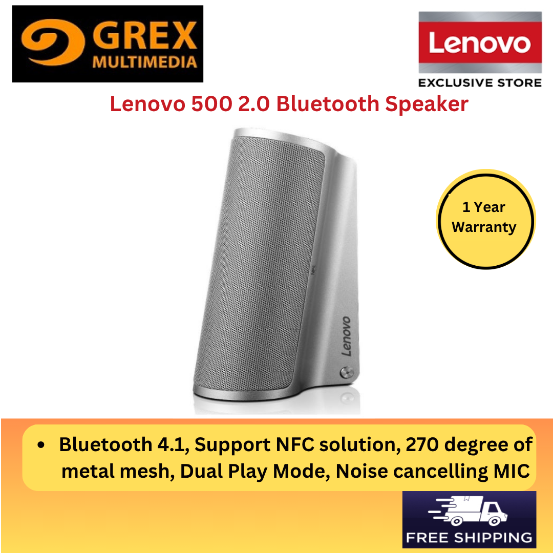Lenovo 500 2.0 Bluetooth Speaker | Shopee Malaysia