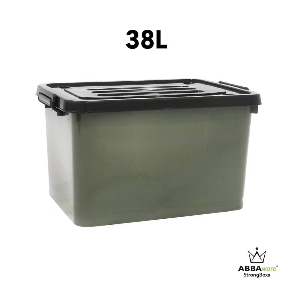 Abbaware 38L storage box with wheels | Shopee Malaysia