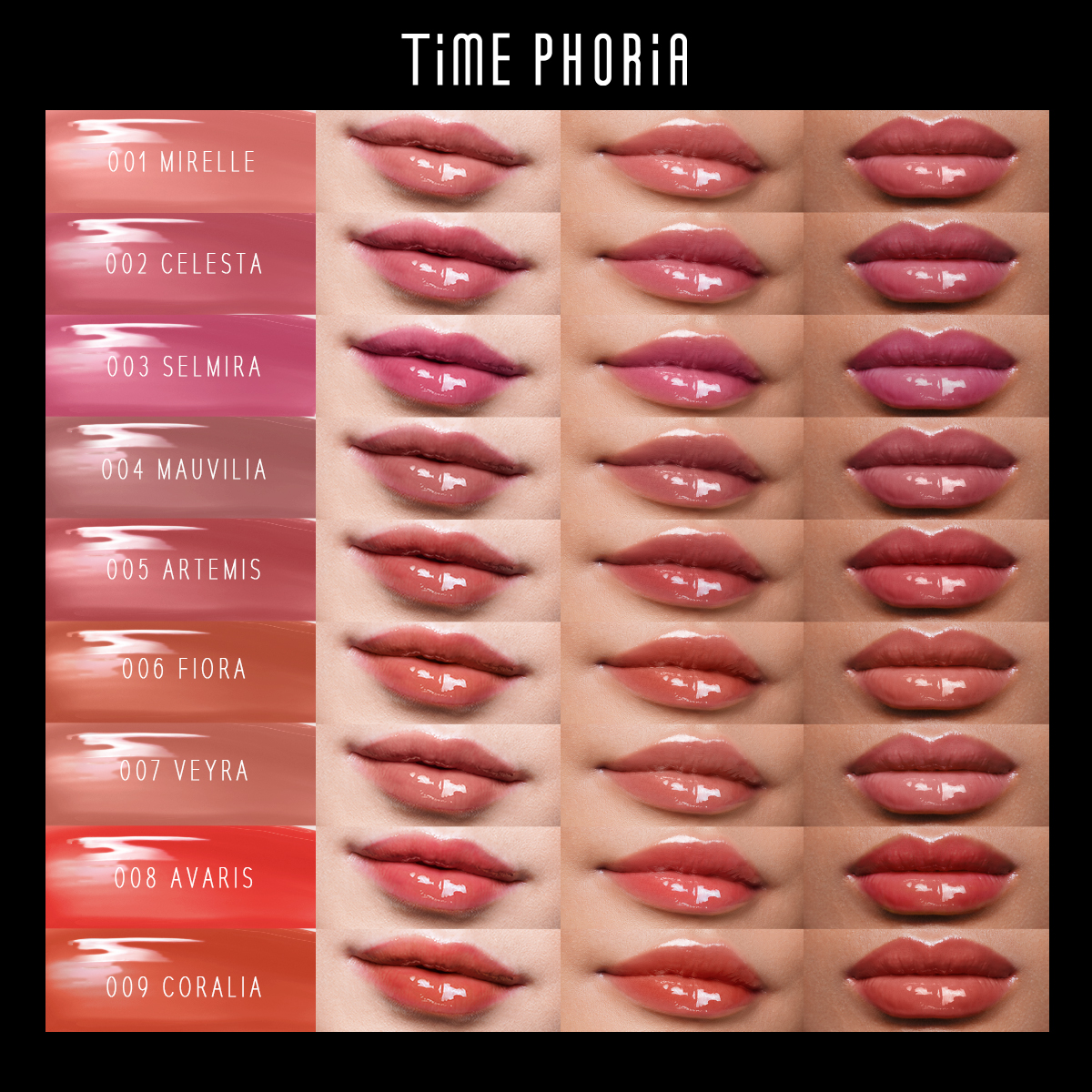 TIME PHORIA-【New Launch】Lunara Frost 3D Plump 24H Moisture Glossy ...