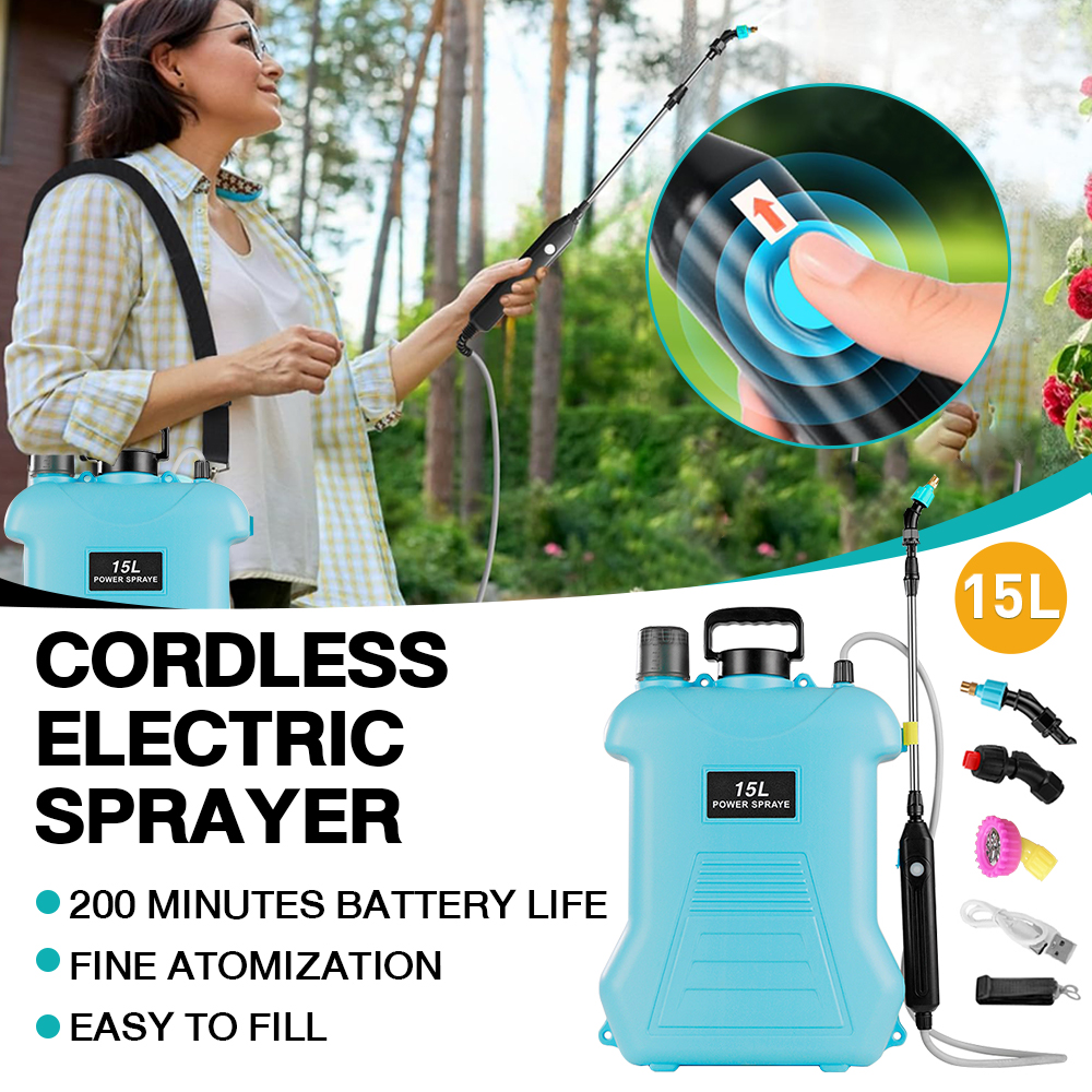 Electric Knapsack Sprayer Pump Agriculture and Garden Battery Pump ...