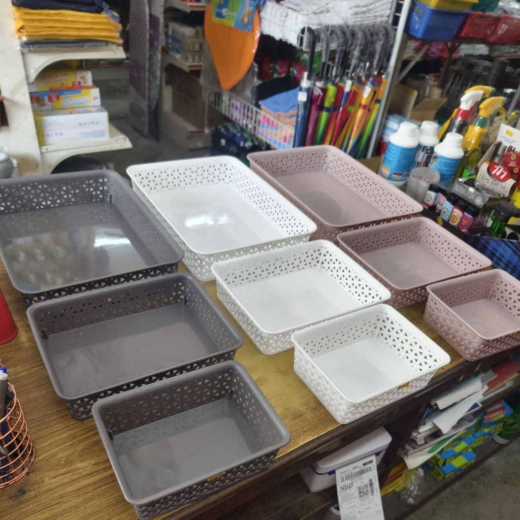 FELTON Bakul Simpan Barang Plastik Serbaguna / Organizer Storage ...