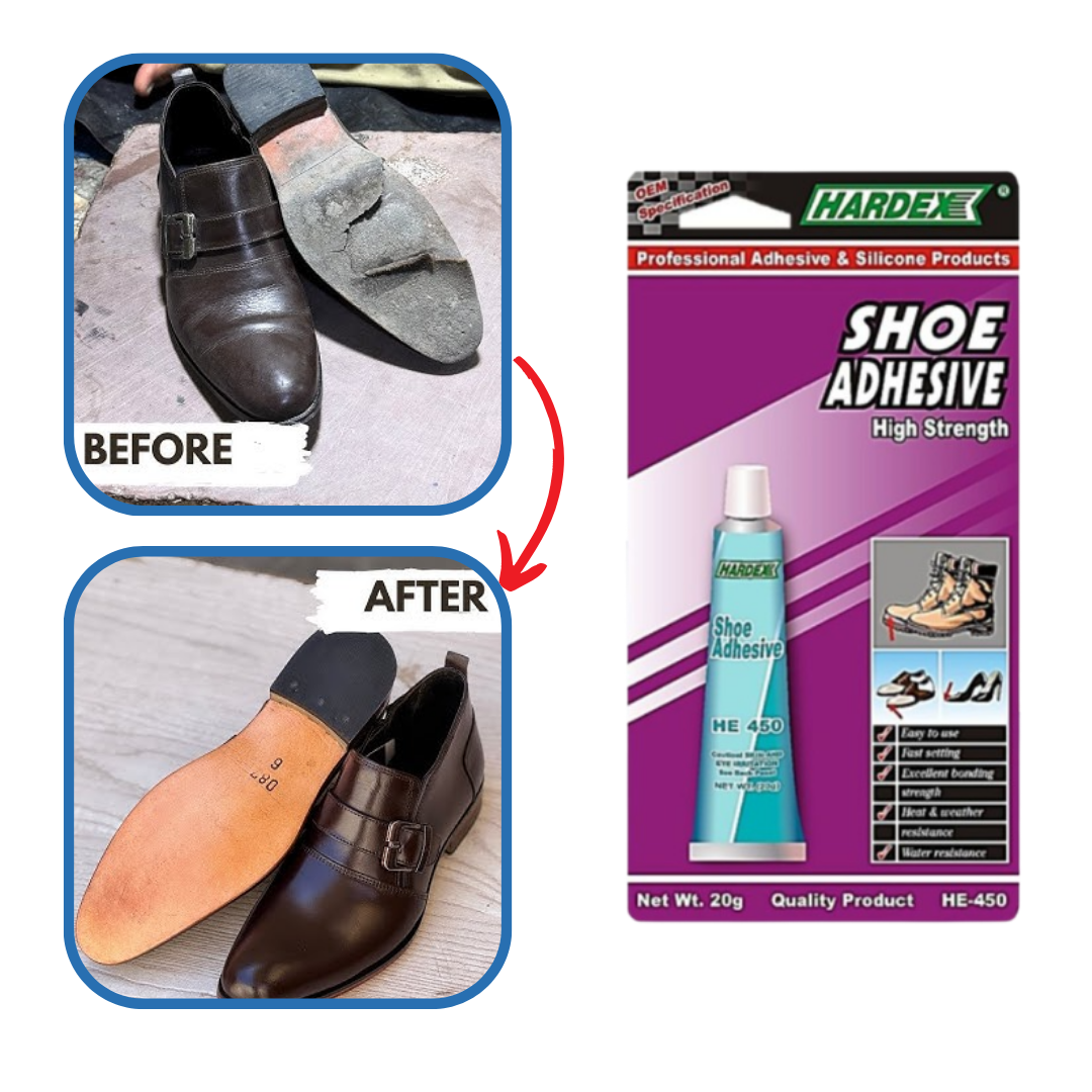 Hardex HE-450 Shoe Adhesive High Strength Glue 20g | Instant Bond for ...
