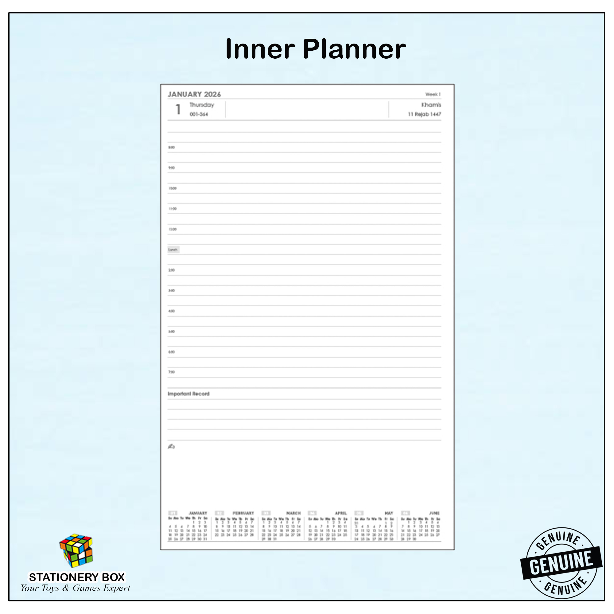 2026 F4 Diary - 1 Day 1 Page Hard Cover Large Size Foolscap Folio Diary ...