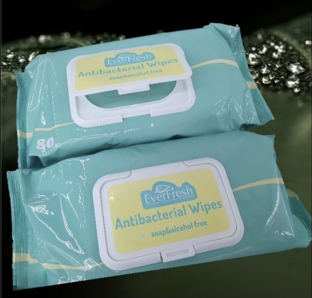 Everfresh Antibacterial Baby Wipes [80sheets] Soap & Alcohol Free ...
