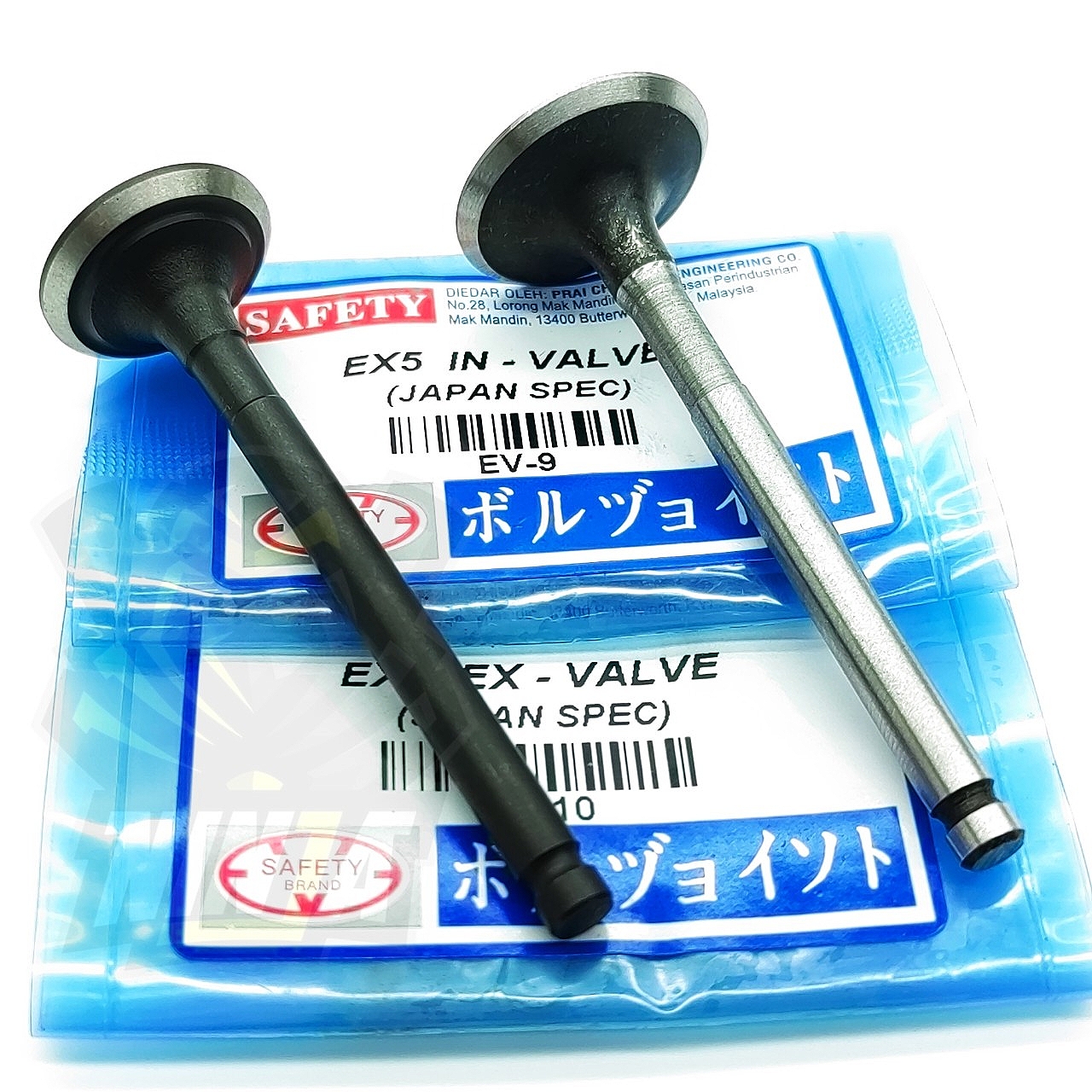 HONDA EX5/EX5 DREAM/WAVE100 [SAFETY] HEAD VALVE SET INTAKE EXHAUST ...