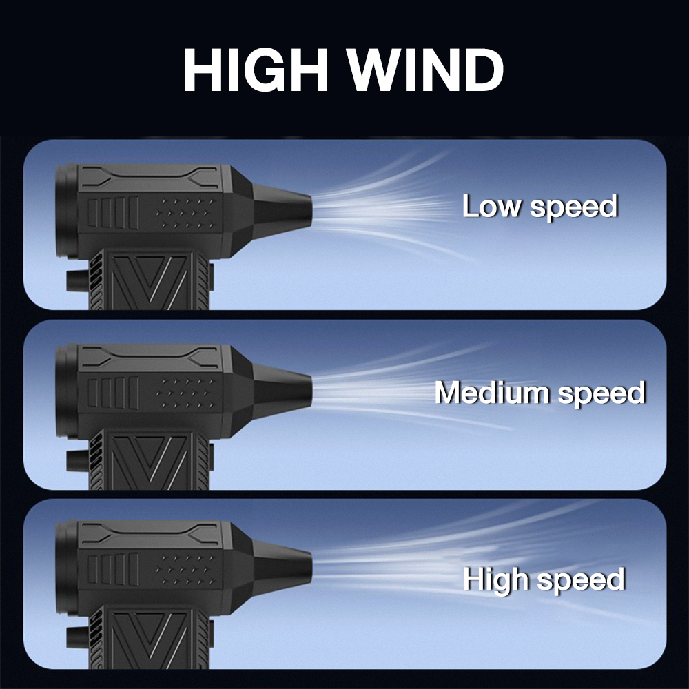 180000RPM Mini Turbo Fan Blower Portable Jet Fan Violent Turbofan ...