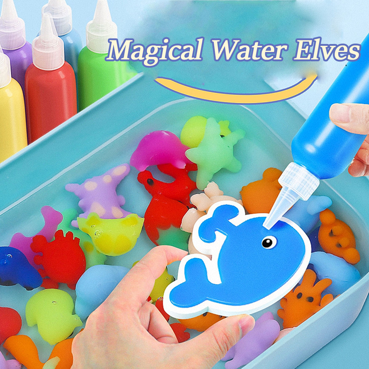 DIY Magic Water Elf Toys Set Kids Art Craft Educational Toys Handmade ...