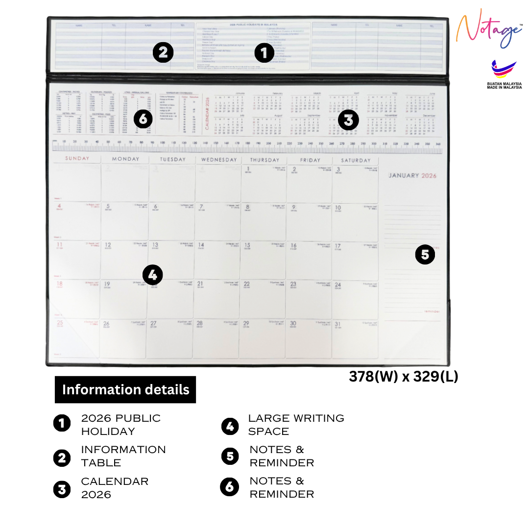 [Small] Table Planner 2026 Personal Desk Planner Monthly Office Table ...