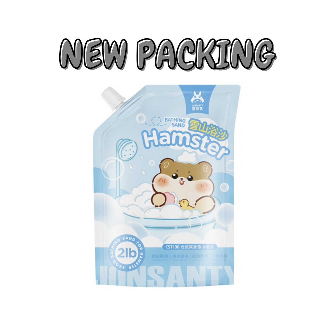 Local Delivery-Hamster Bathing Sand Shower Powder (New Packing) Pasir ...