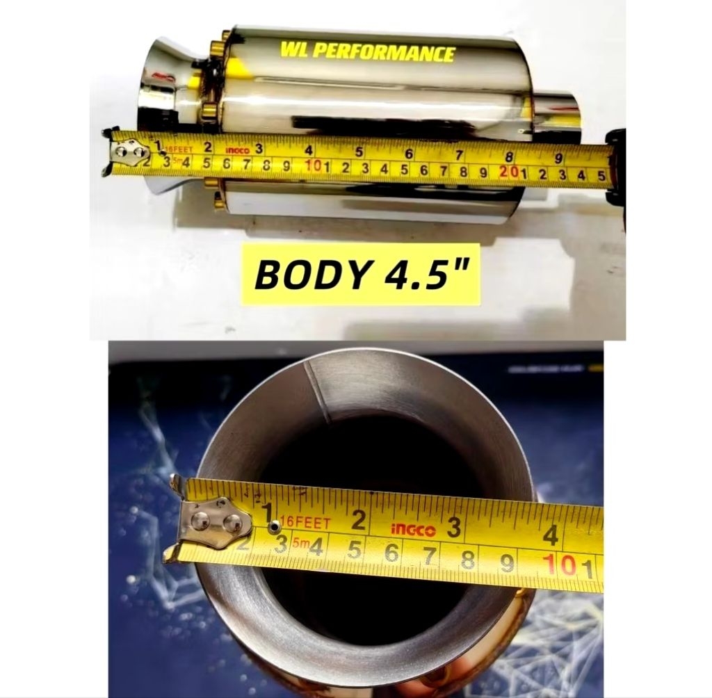 100%Luckystar Exhaust Tip Muffler Custom Gold Screw/Titanium Screw Good ...