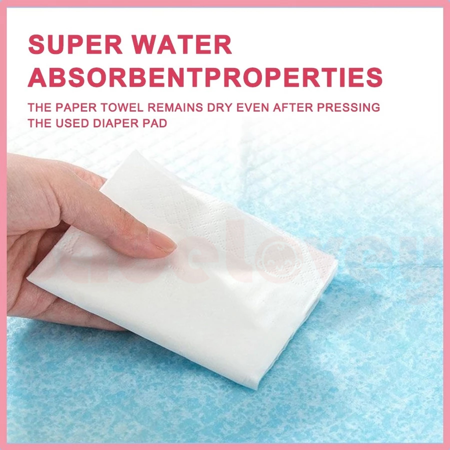 Underpad Disposable Breathable changing mat baby Infant Bed Urine Pad ...