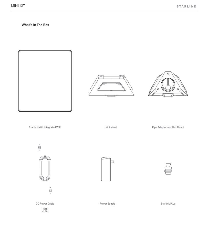 [new in stock]Starlink Mini Kit Wireless Router components | Shopee ...