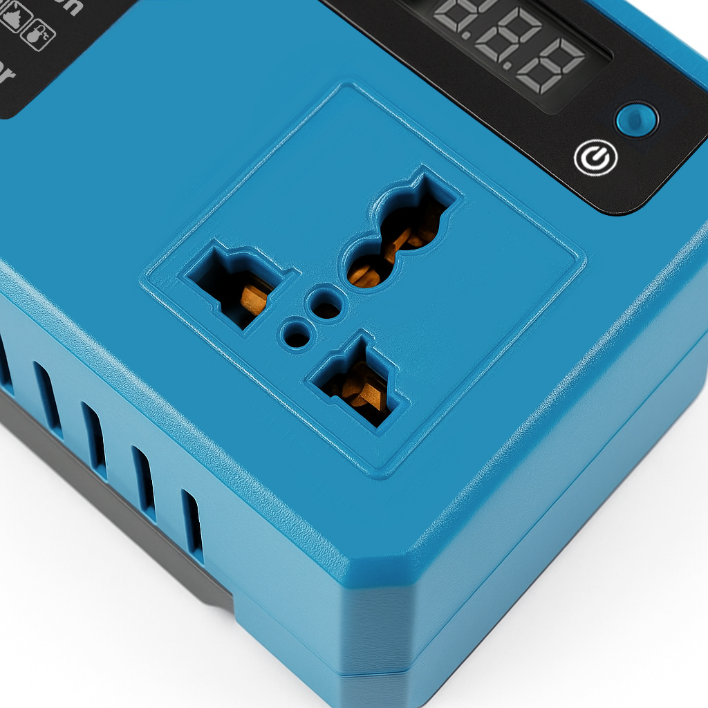 【COD】Portable Power Inverters 21v to 220v MT Battery 21V Lithium ...