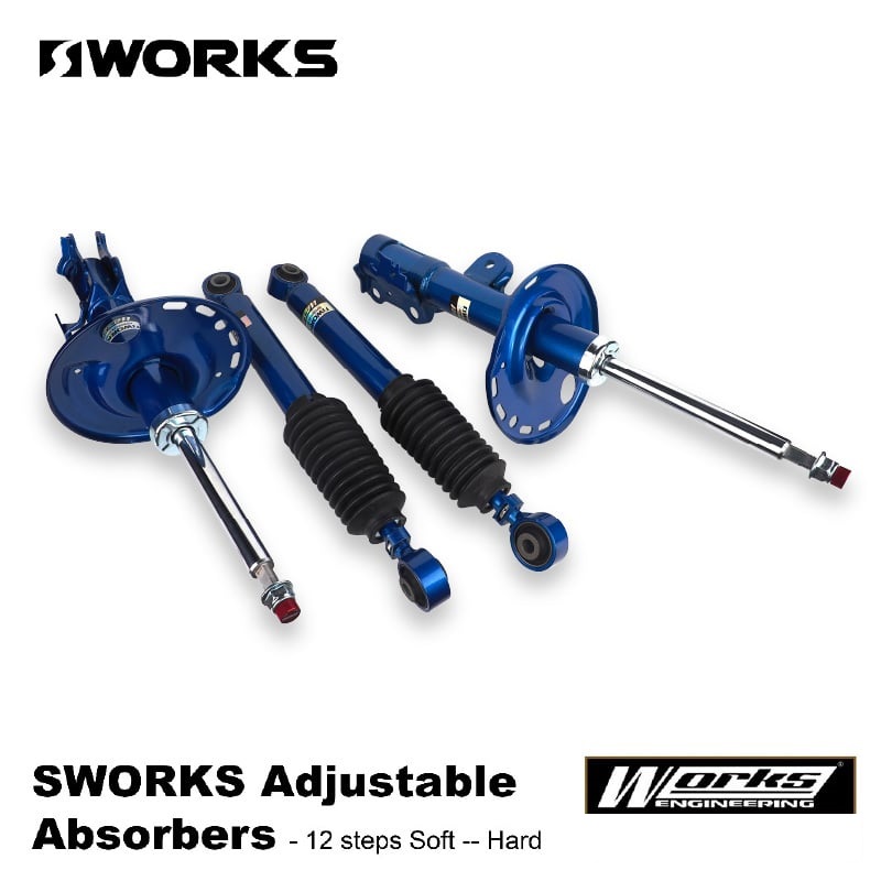 WORKS ENGINEERING ABSORBER FOR PROTON X50 (12-STEP ADJUSTABLE) | Shopee ...