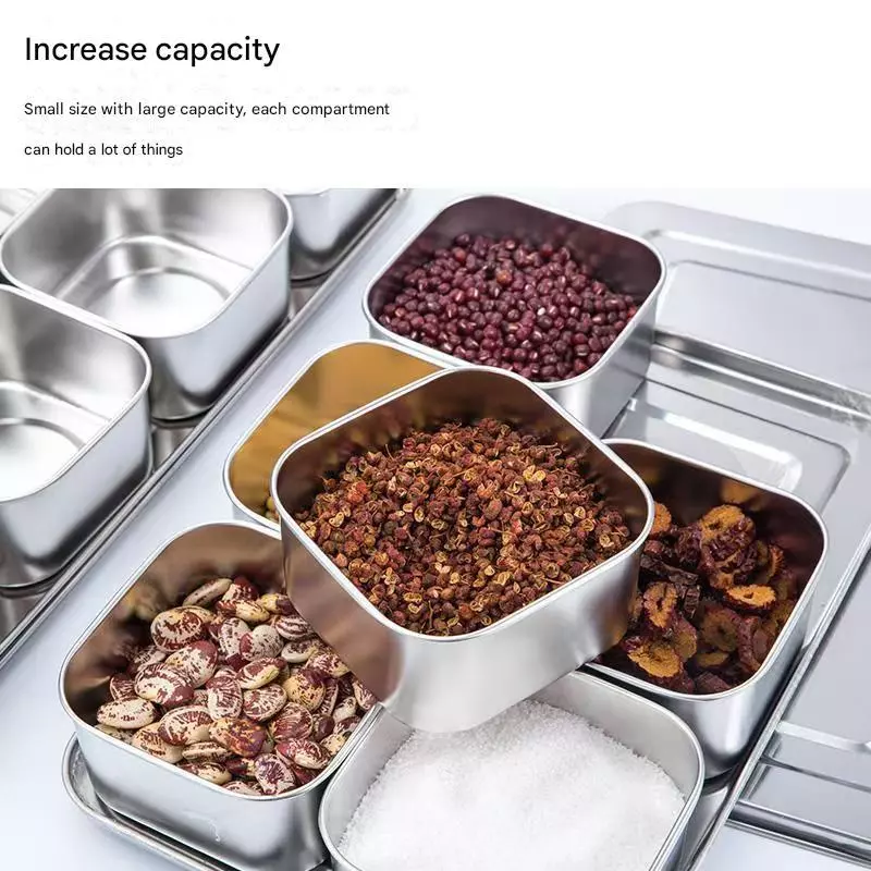 kitchen and restaurant 304 stainless steel seasoning box Seasoning Box ...