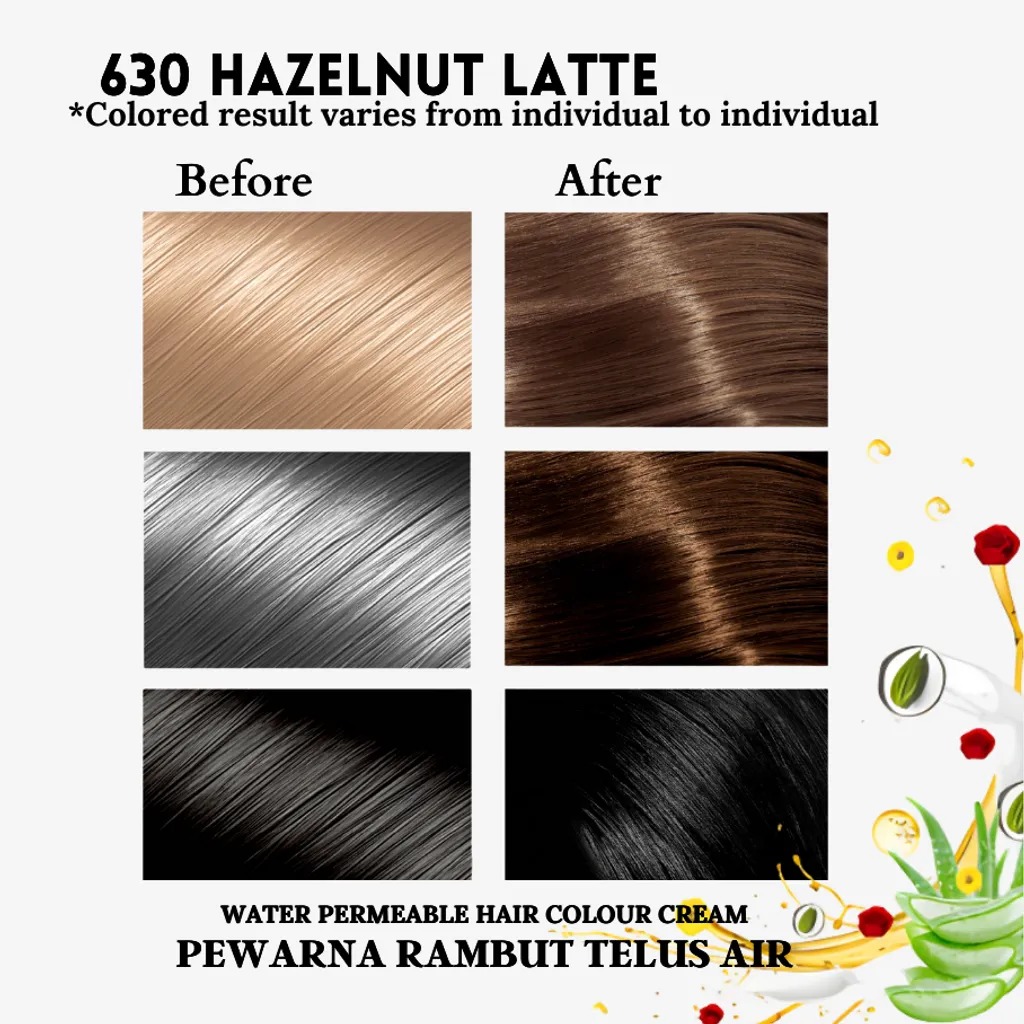 Quick Touch 1 Minute Hair Color For Grey Hair Coverage Only Instant ...