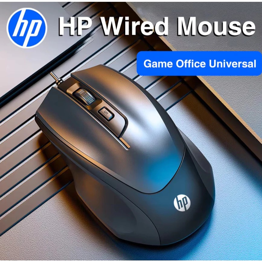 HP M150 ENTRY LEVEL USB WIRED OPTICAL SENSOR GAMING MOUSE 4 BUTTONS ...