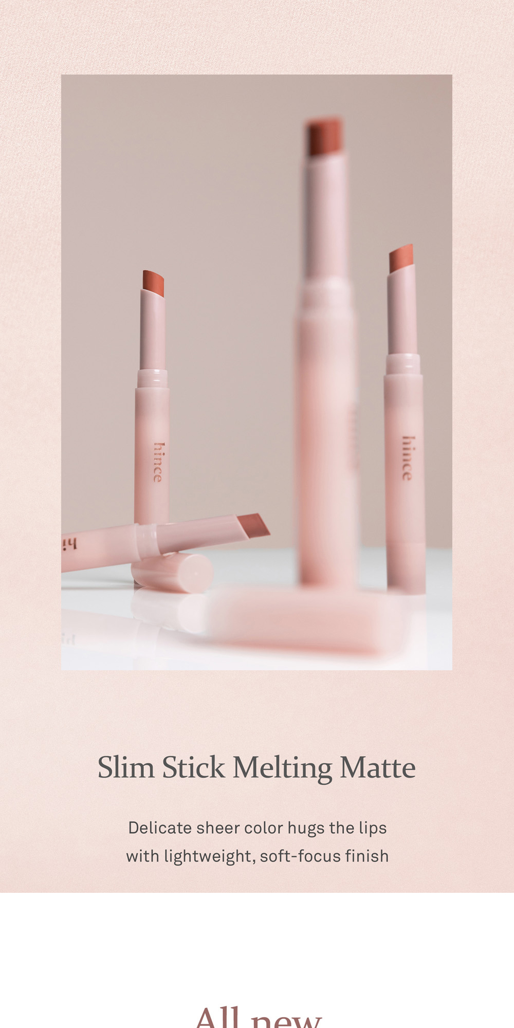 hince Slim Stick Melting Matte - 5 Colours to Choose | Shopee Malaysia