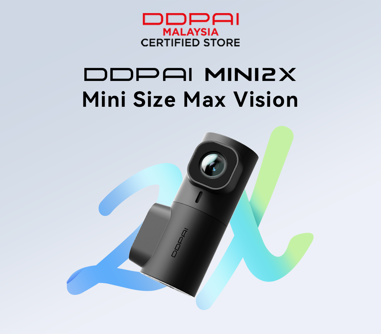 DDPAI Mini 2X Dashcam — 2K QHD | 360° Rotation | Night Vision 2.0 | 5 ...