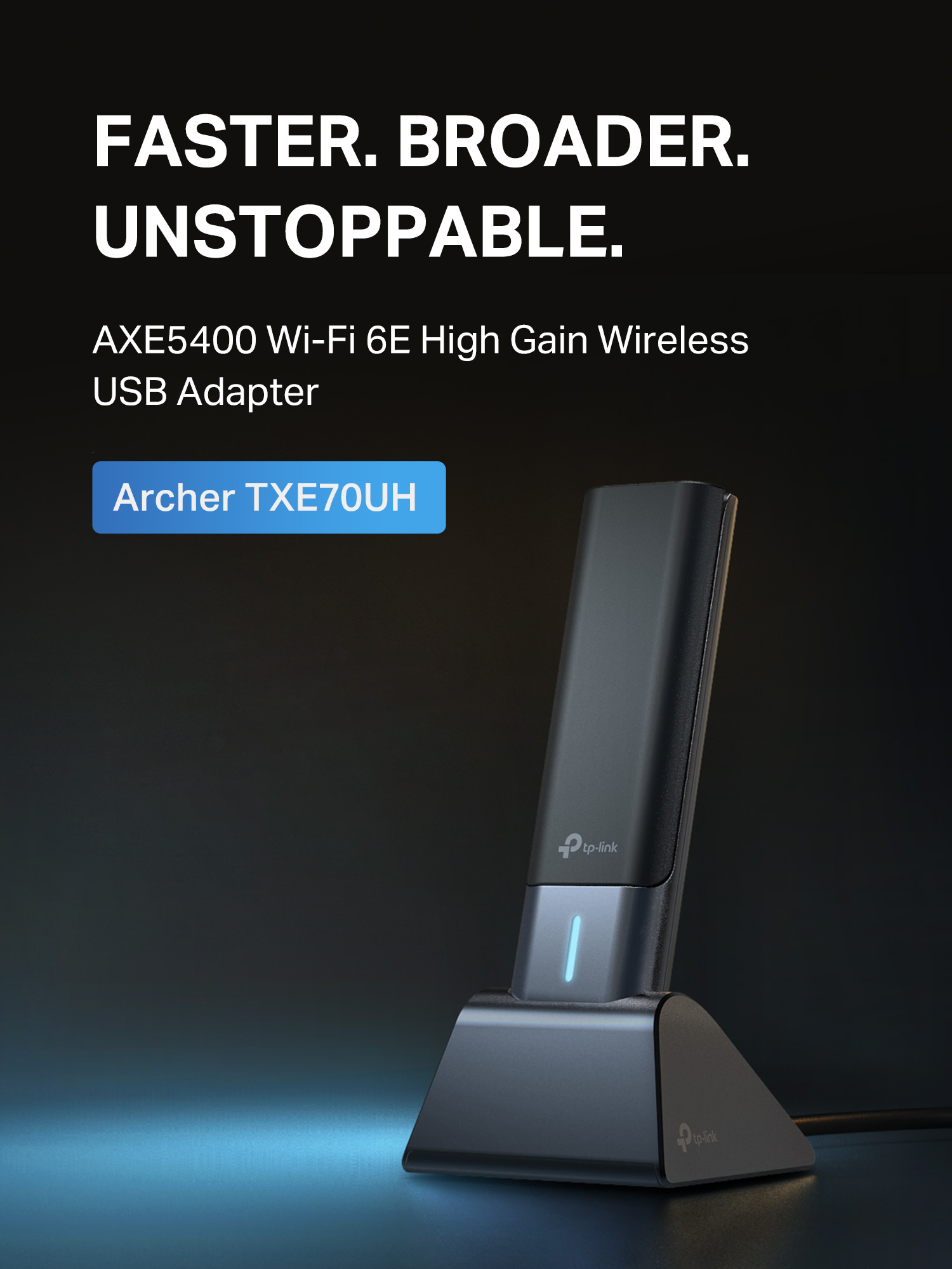 TP-Link Archer TXE70UH Tri-band WiFi 6E High Gain AXE5400/ TXE50UH ...