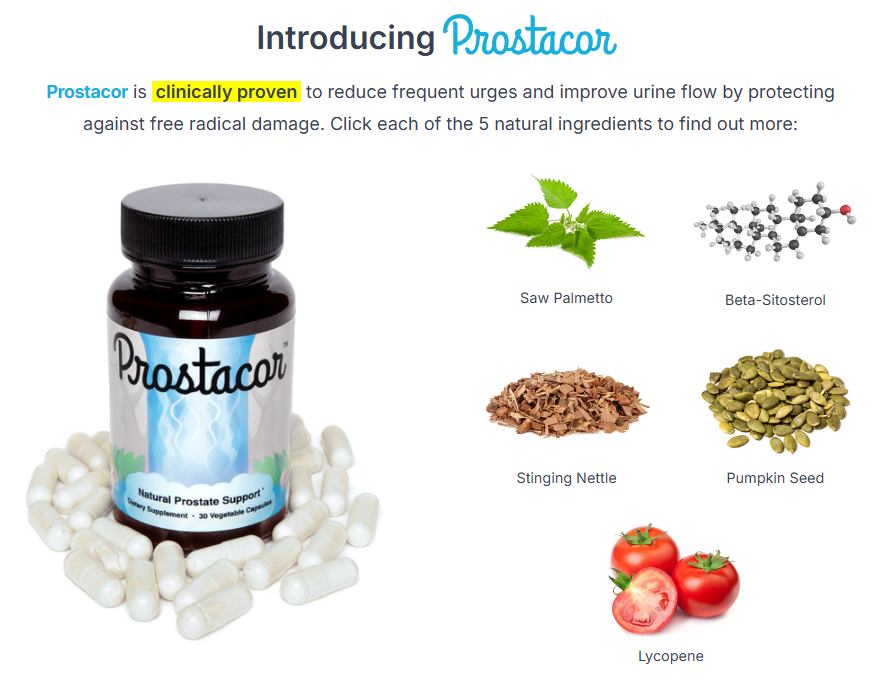 Nutreance Prostacor Natural Prostate Support | Shopee Malaysia