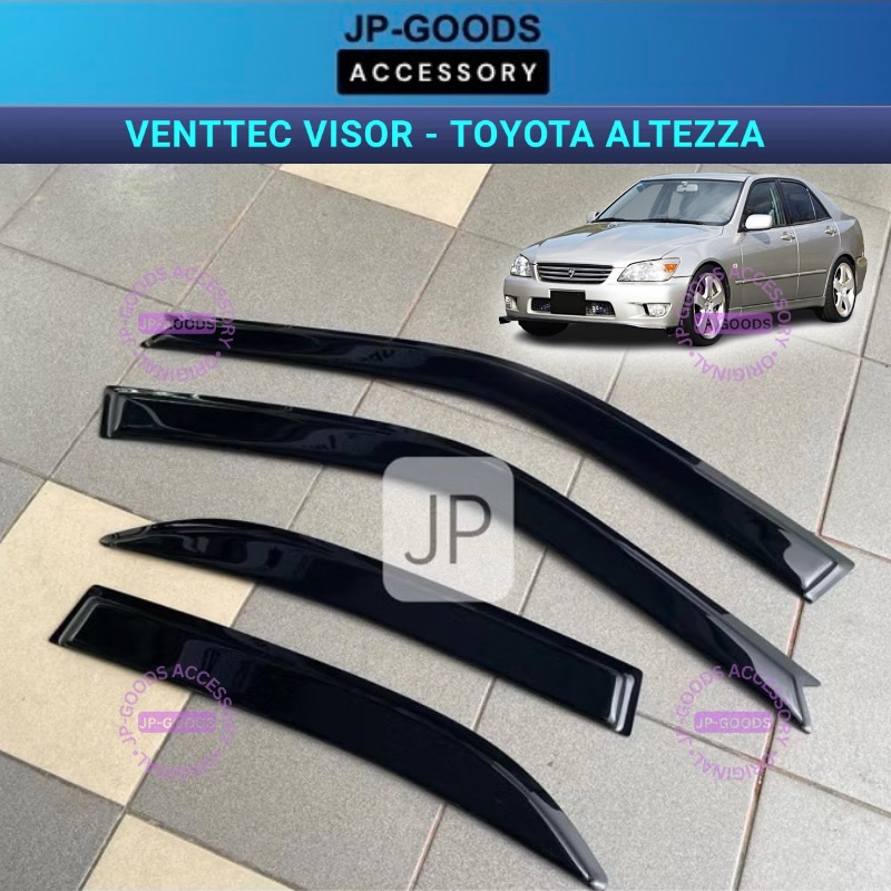 Toyota Altezza (sedan) 1998-2005 Venttec Door Visor / Window Vent Visor ...