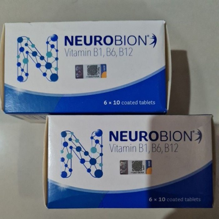 Neurobion (10's) 1 strip sugar coated tablet PROCTER GAMBLE vitamin b1 ...
