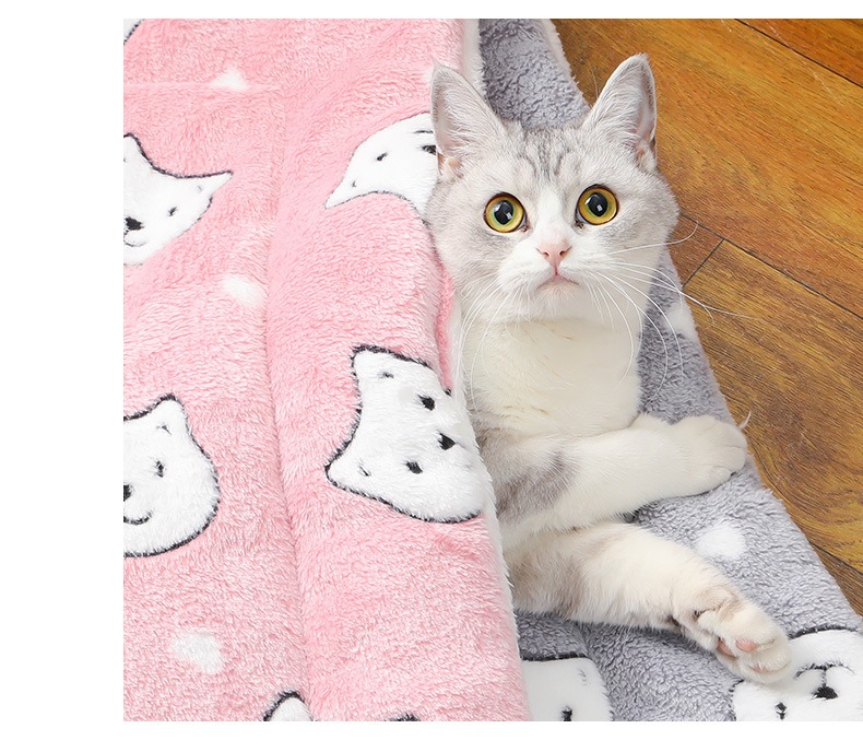 Pet Bed Cat Bed Mat Cushion Bantal Kucing Tilam Kucing Soft | Shopee ...