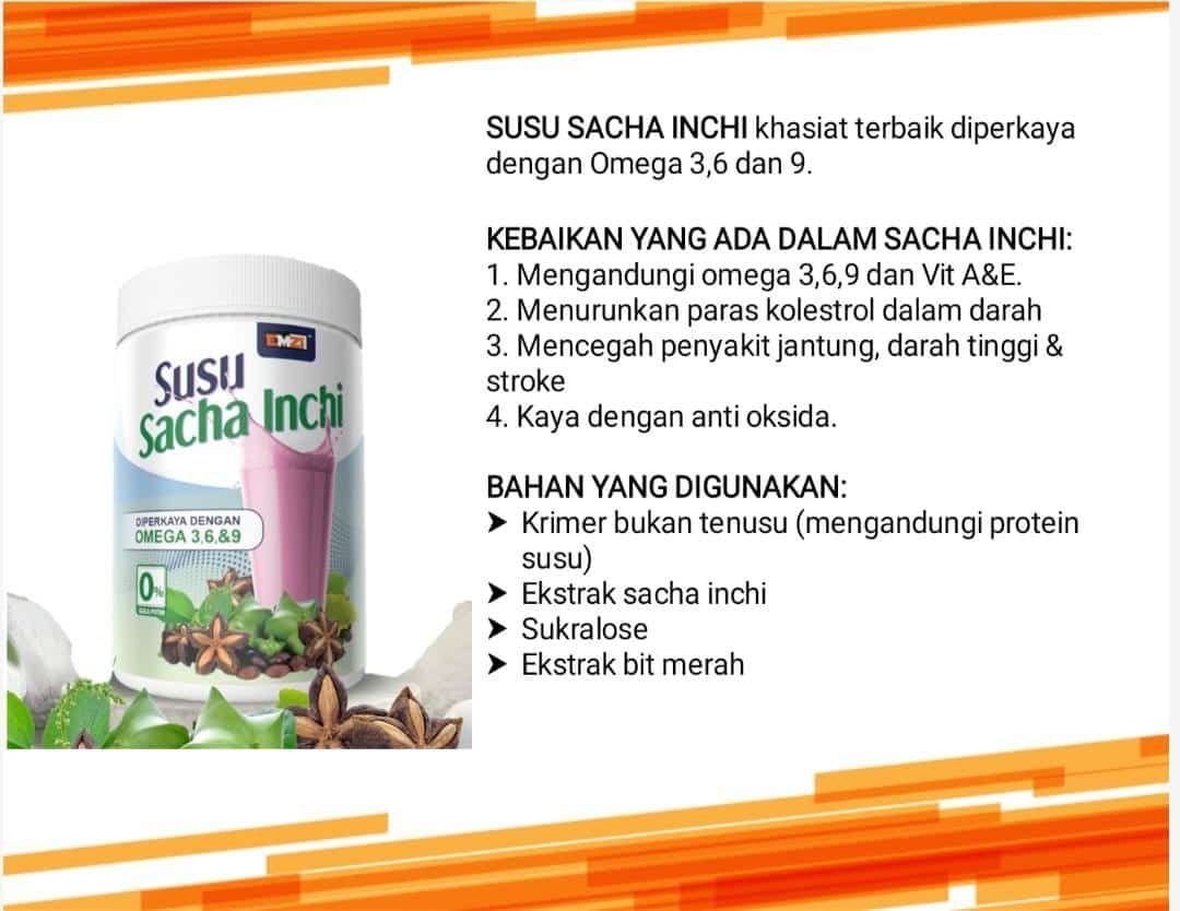 SACHA INCHI SUSU SACHA INCHI ORIGINAL HQ | Shopee Malaysia
