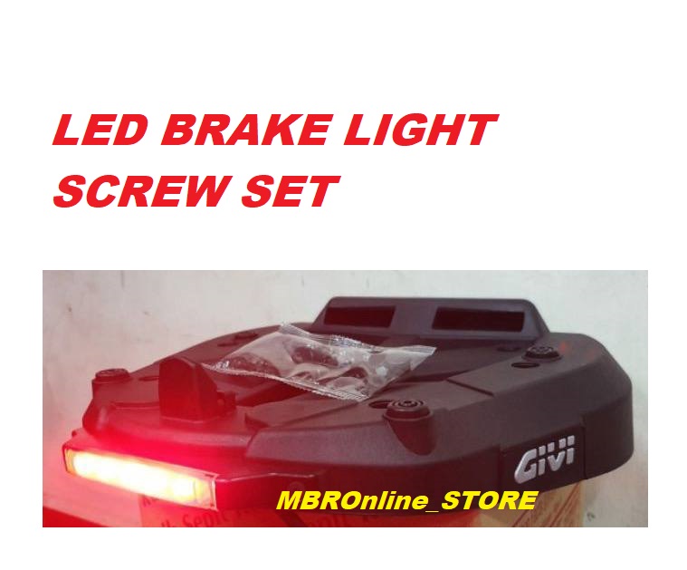 GIVI Tapak Box Base Plate M7M LED Box Papan Givi WITH BRAKE LIGHT WITH ...
