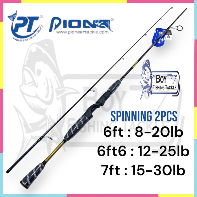 PIONEER JESTER COMBO FISHING SET ASTUTE SPNNING ROD COMBO SET | Shopee ...