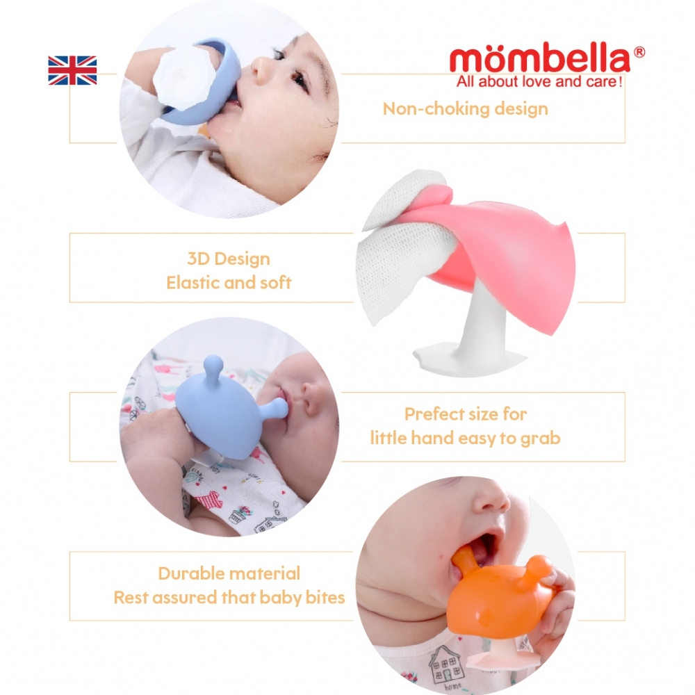 Mombella Soothing Teether | Richell Teether With Case | Bubbles Baby Teether 3m+ (1pc) | Shopee ...
