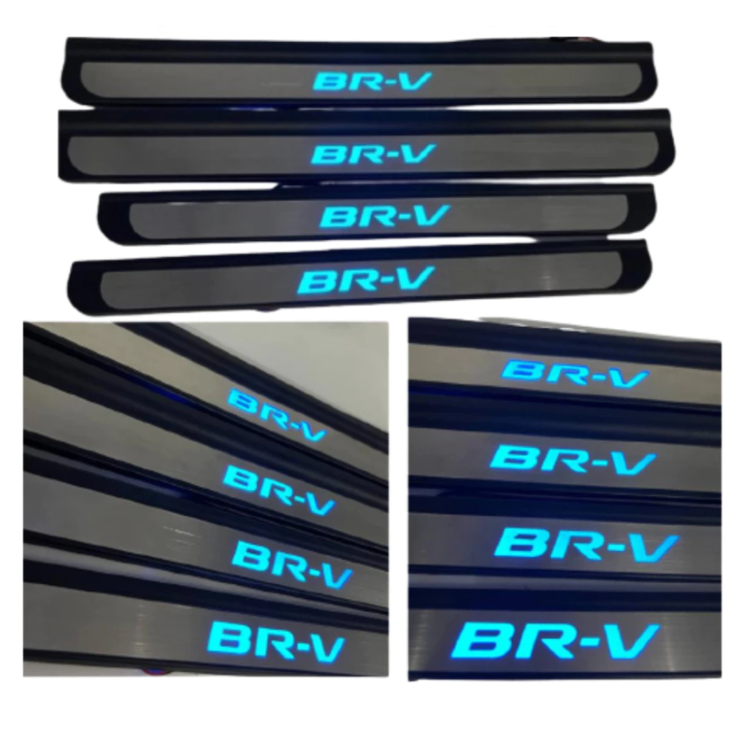 Honda BRV 2016-2024 Side Sill Step ABS With Blue LED 4 PCS | Shopee ...