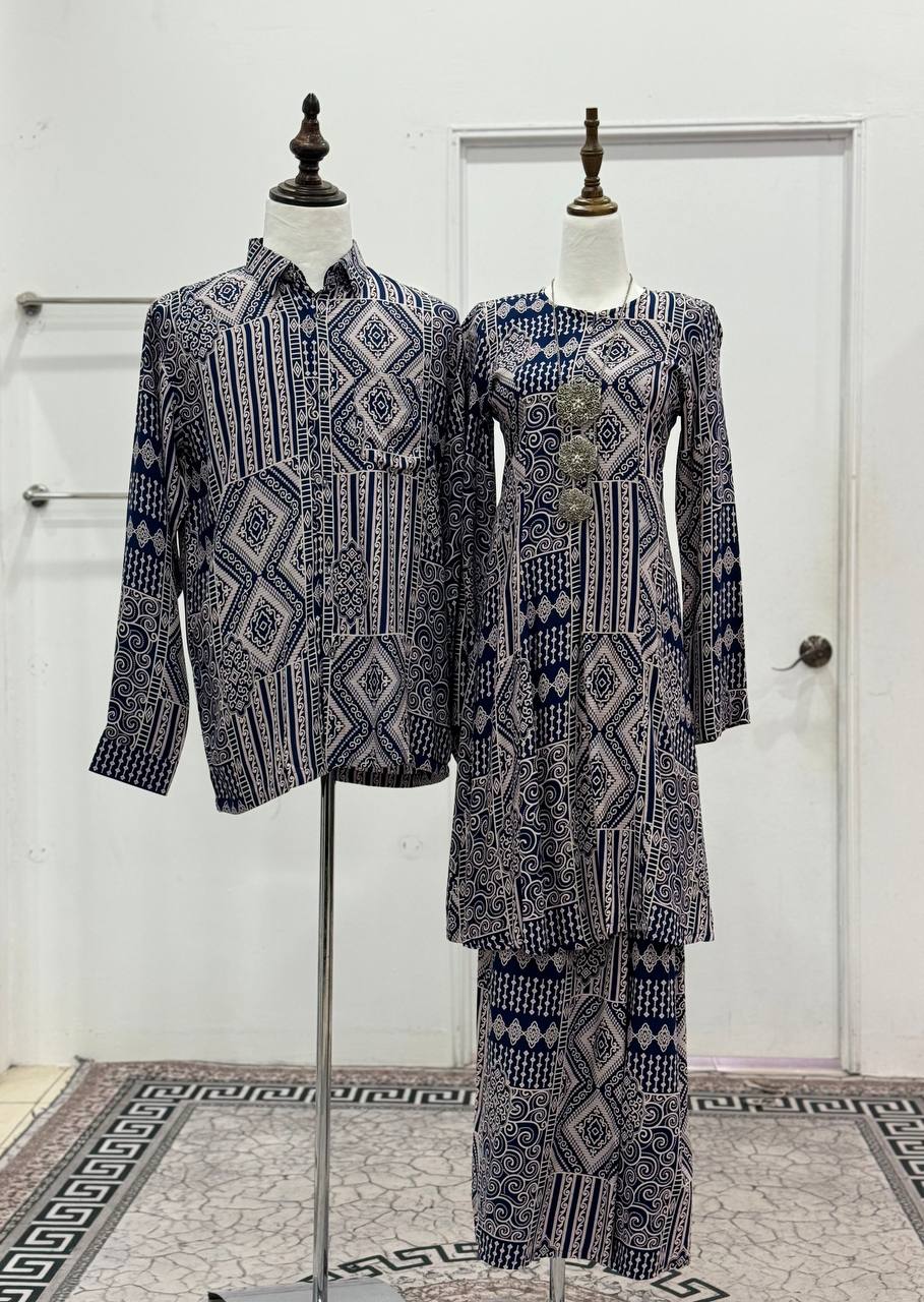 NEW COLLECTION BATIK/ SET SEDONDON KURUNG PAHANG / BATIK COTTON ...