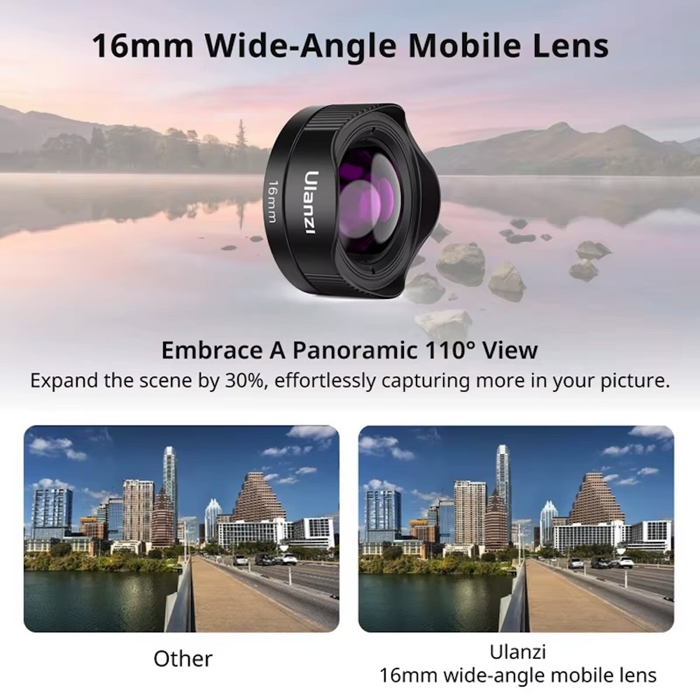 Ulanzi CL-003 / CL-004 / CL-005 / CL-006 Macro Wide Angle Fisheye ...