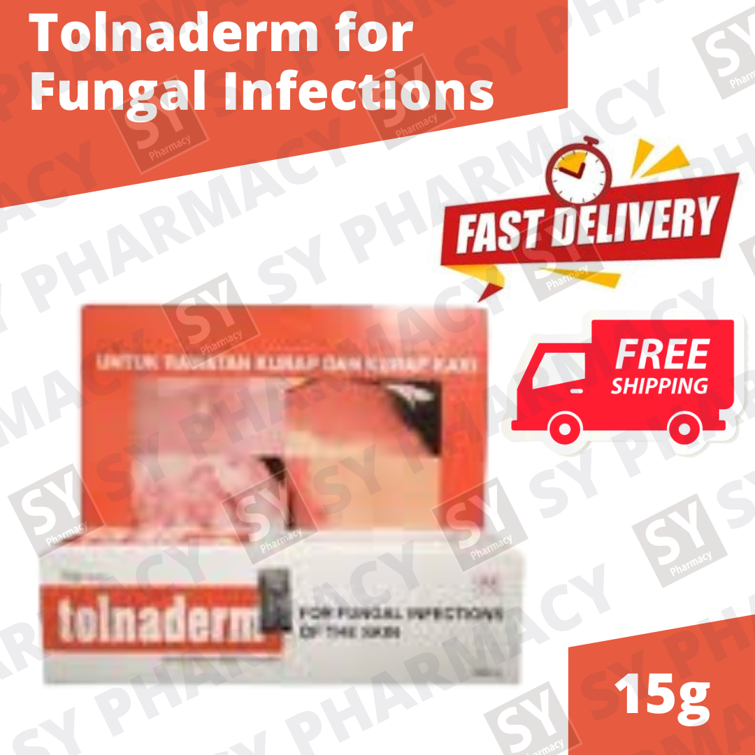 Tolnaderm Cream for Fungal Infections 15g (Exp: 04/2026) | Shopee Malaysia