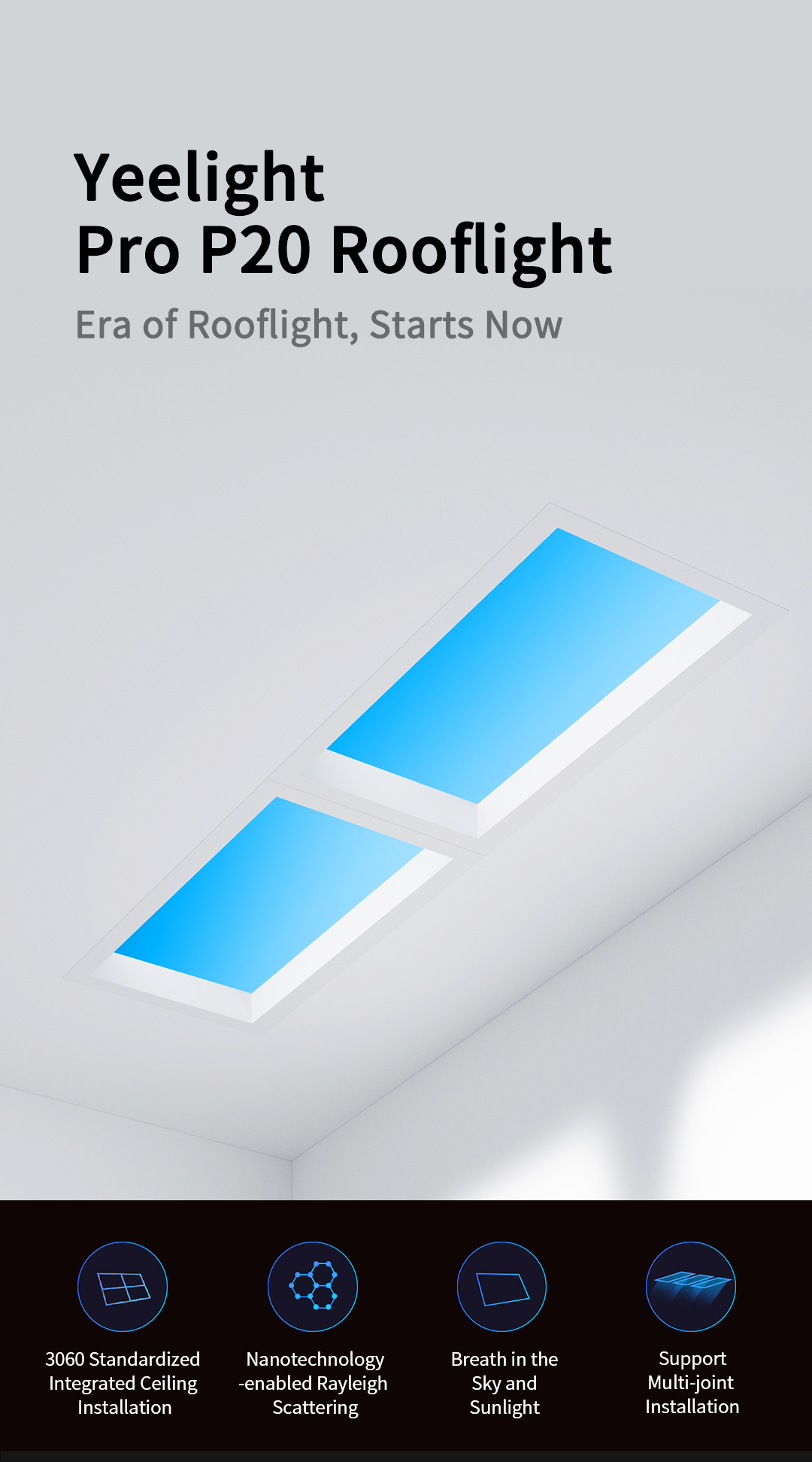 Yeelight P20 Rooflight - (1 Panel) | Artificial Sunlight ...
